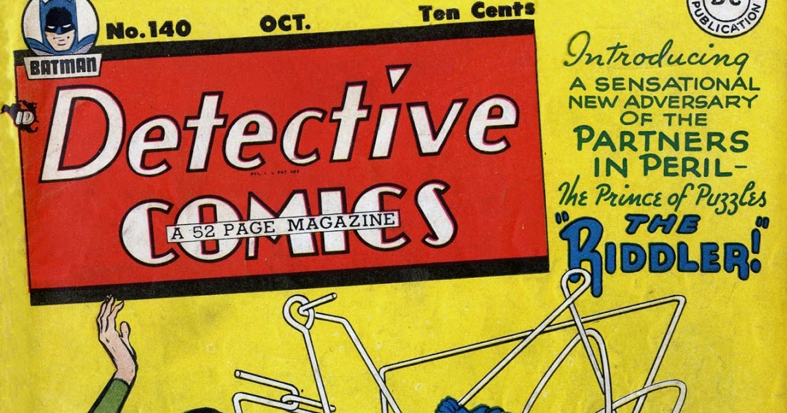 Riddler (DETECTIVE #140) Riddler First Appearance Cover Story