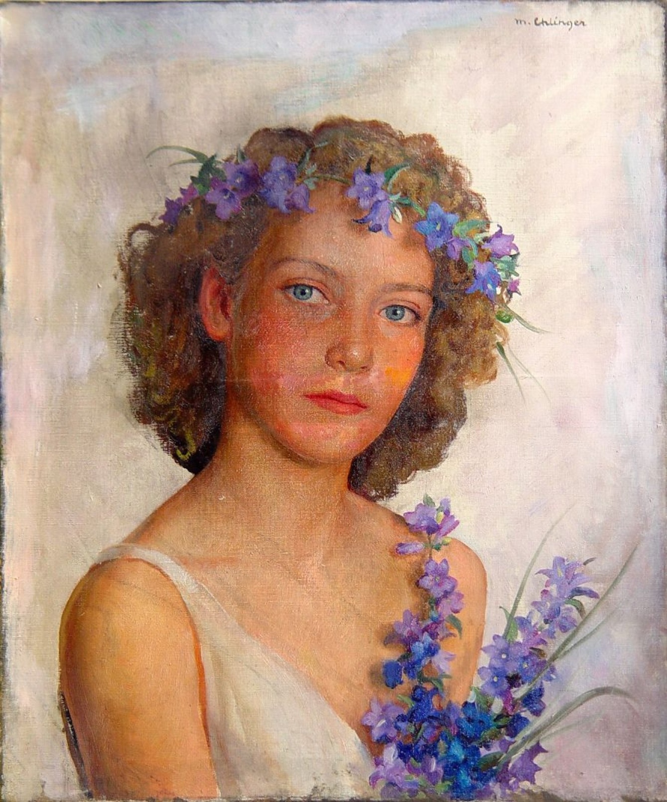 Maurice EHLINGER (1896-1981) | Catherine La Rose ~ The Poet of Painting