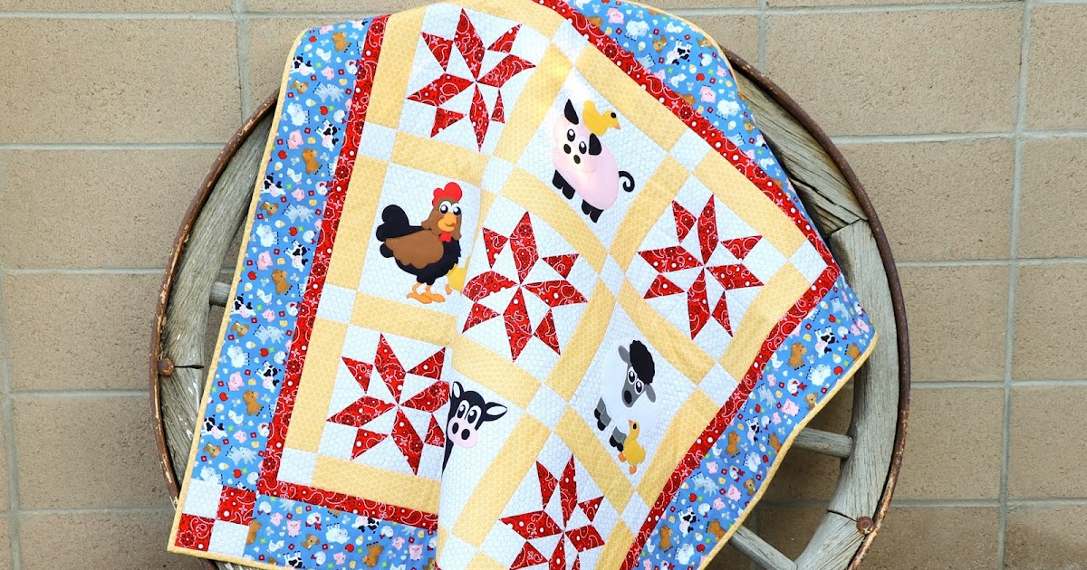 Just Let Me Quilt: Riley Blake Designs "Down On The Farm" Project Tour