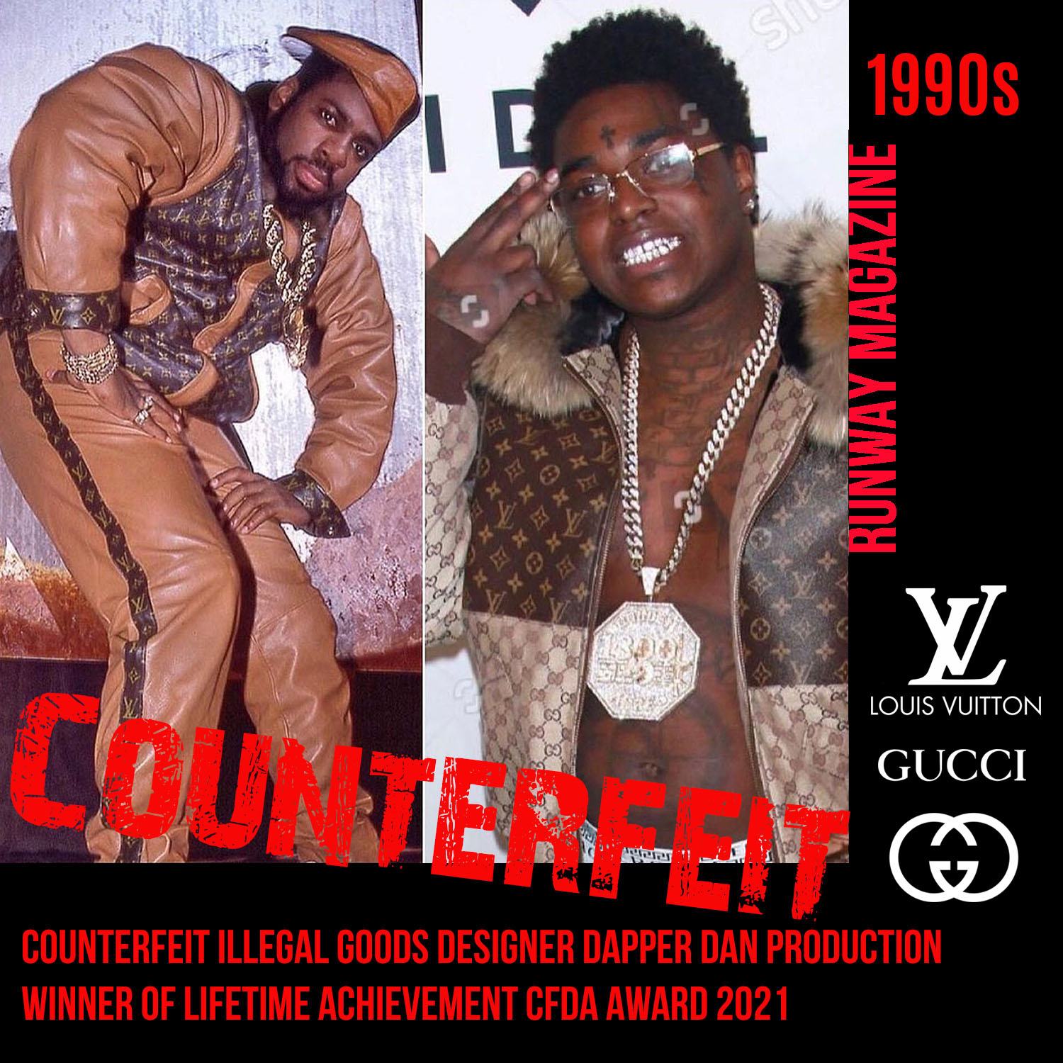 Counterfeit Illegal goods designer Dapper Dan Winner of lifetime ...