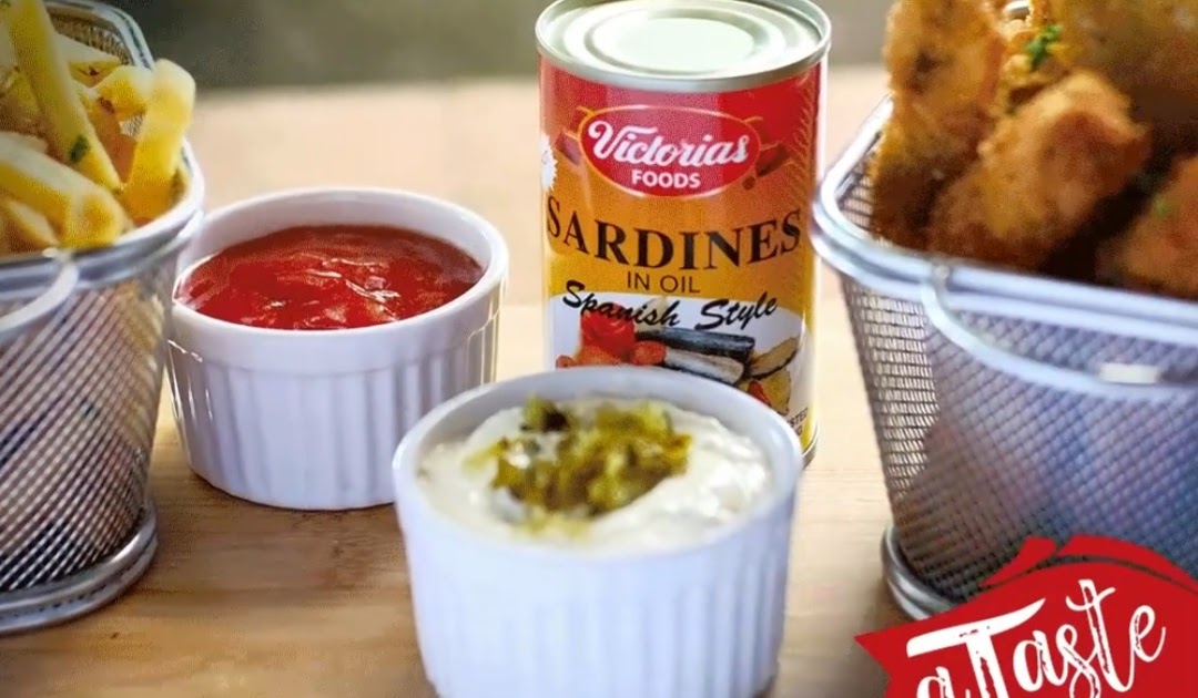 VICTORIAS FOODS RECIPE : Sardine Sticks and Fries with Tartar Dip