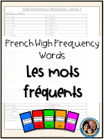 La classe de M. Hartnell: Mots de la semaine - Word Wall Program
