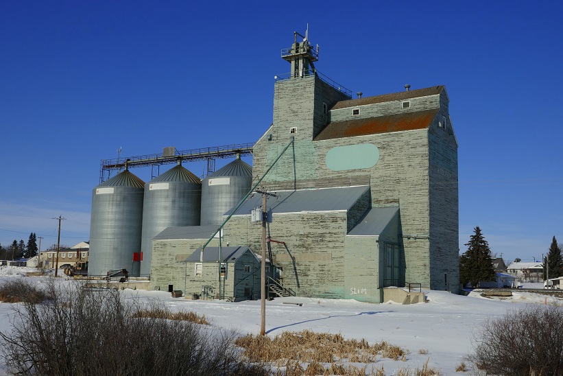 Past Presence: Grain Elevator at Kitscoty