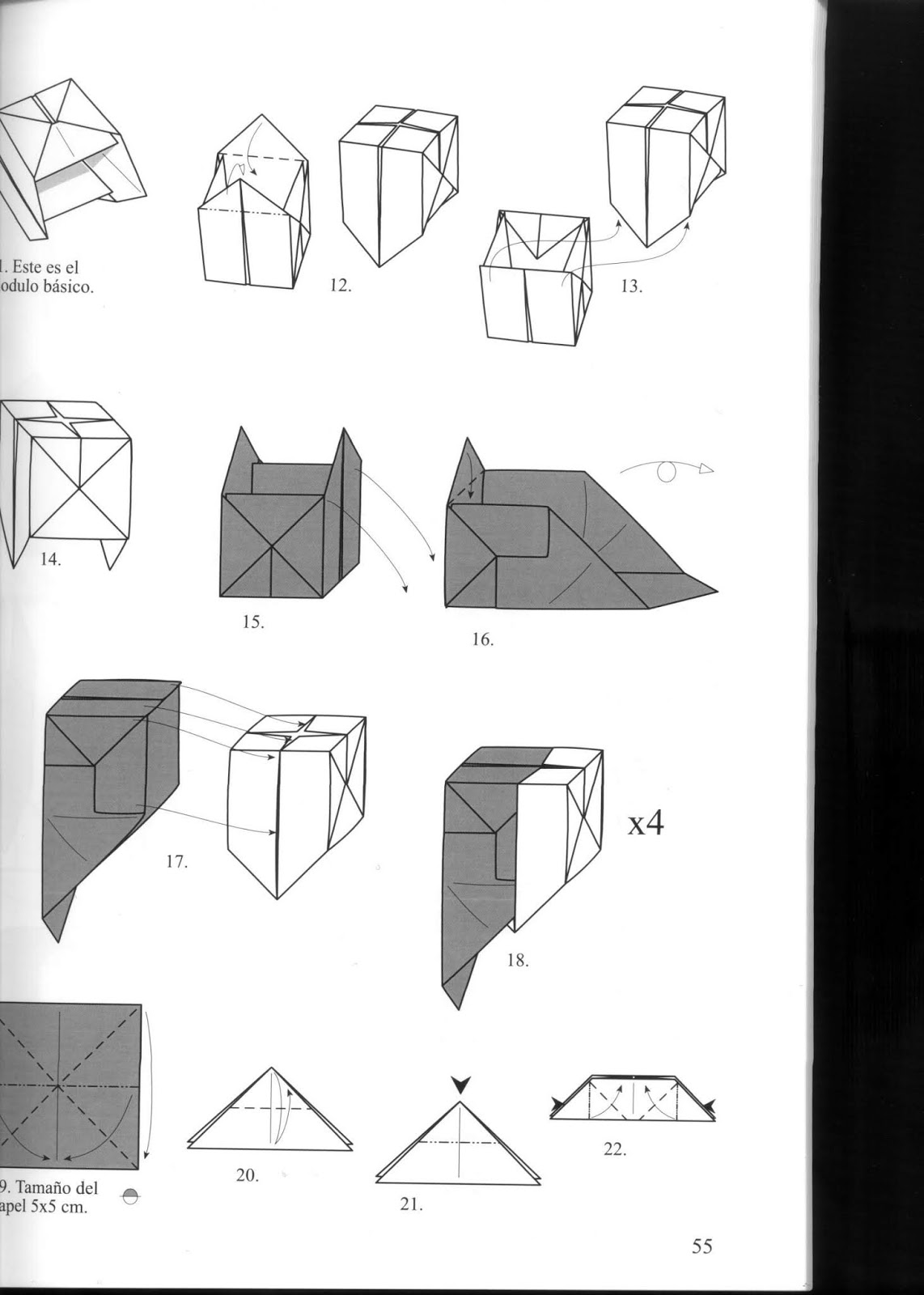 Origami Cartoon 4 Original - Ruby Book Origami
