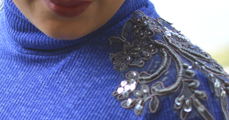 DIY No-Sew Sequin Epaulets | Thriftanista in the City