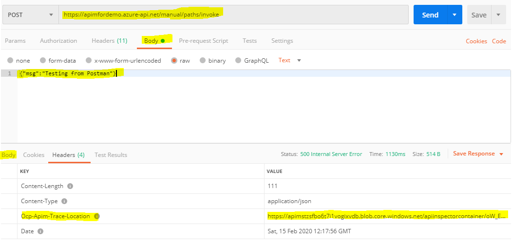 How to Debug and Trace request in Azure APIM - Portal, Postman ...