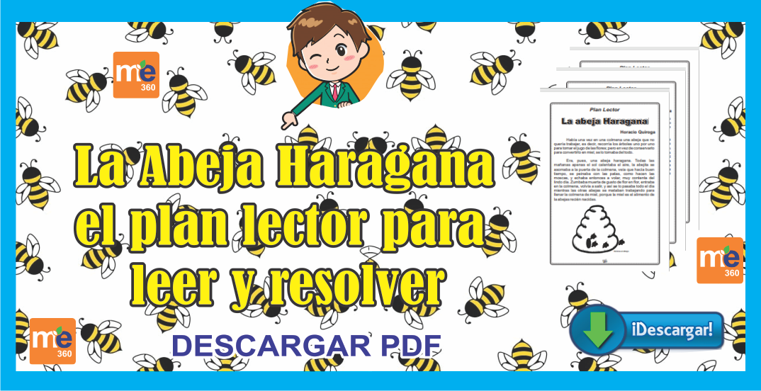 La Abeja Haragana el plan lector para leer y resolver