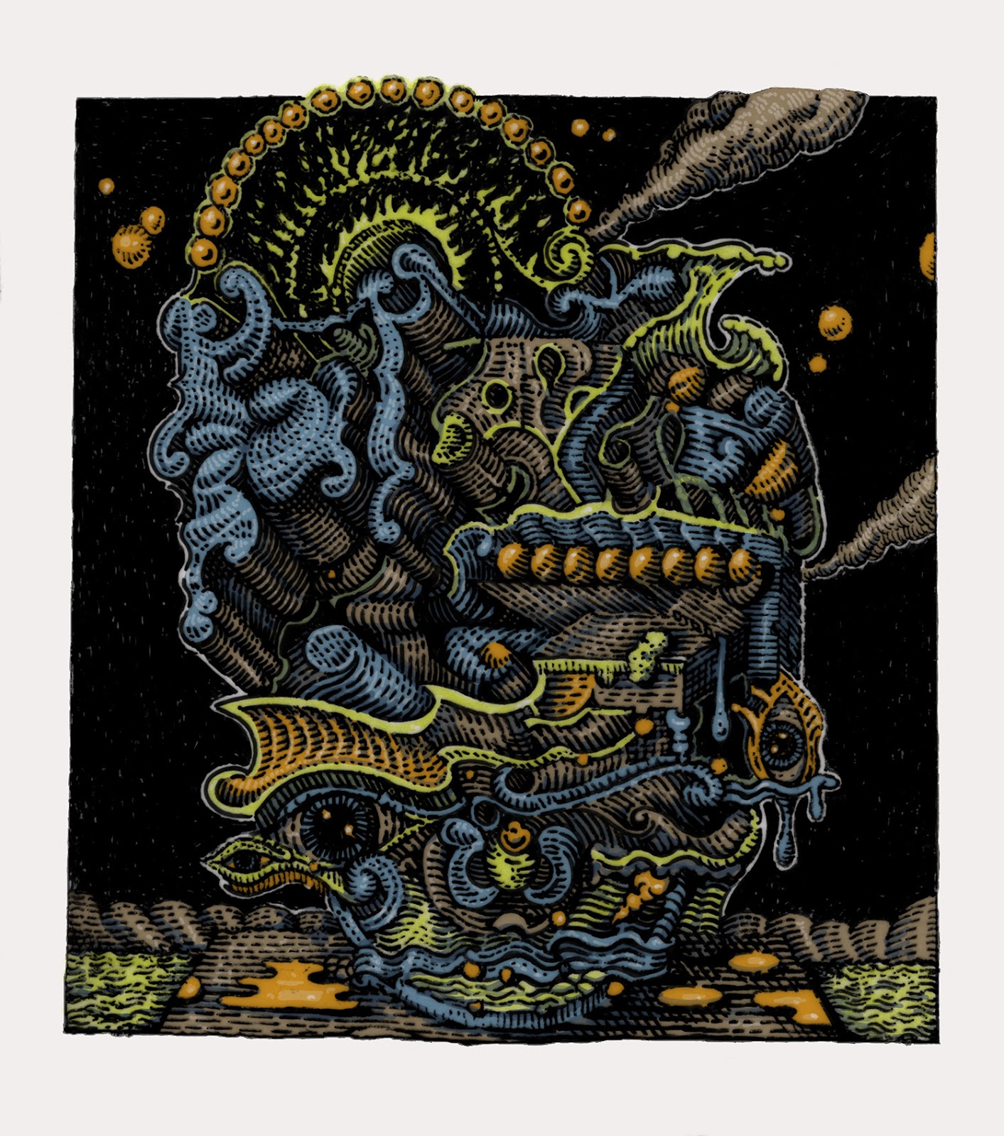 INSIDE THE ROCK POSTER FRAME BLOG: David Welker Wednesday Prints ...