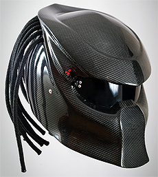 Amazing Motorcycle Helmet in Predator's style [video] - Art'einsky