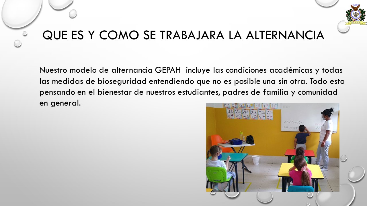 COLEGIO GEPAH: Proceso de Alternancia