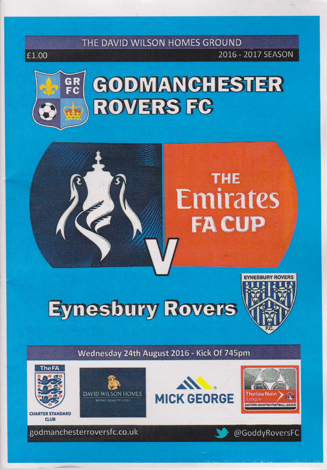 The Wycombe Wanderer: Godmanchester Rovers - Bearscroft Lane