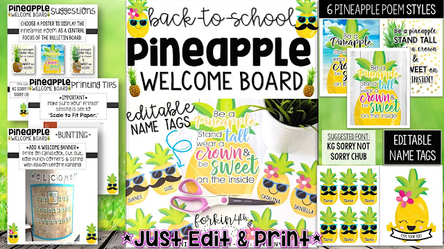 forkin4th: Be a Pineapple! (Welcome Bulletin Board)