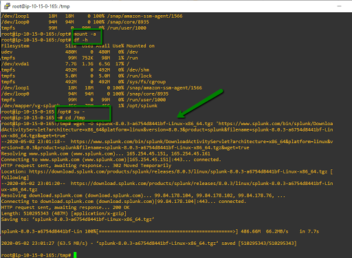 Ubuntu Configuration For Connection From Aws To Splunk Splunk