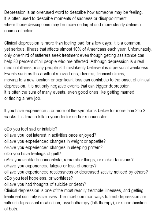 Depression Definition and the Different Types: What Does It Mean To Be ...