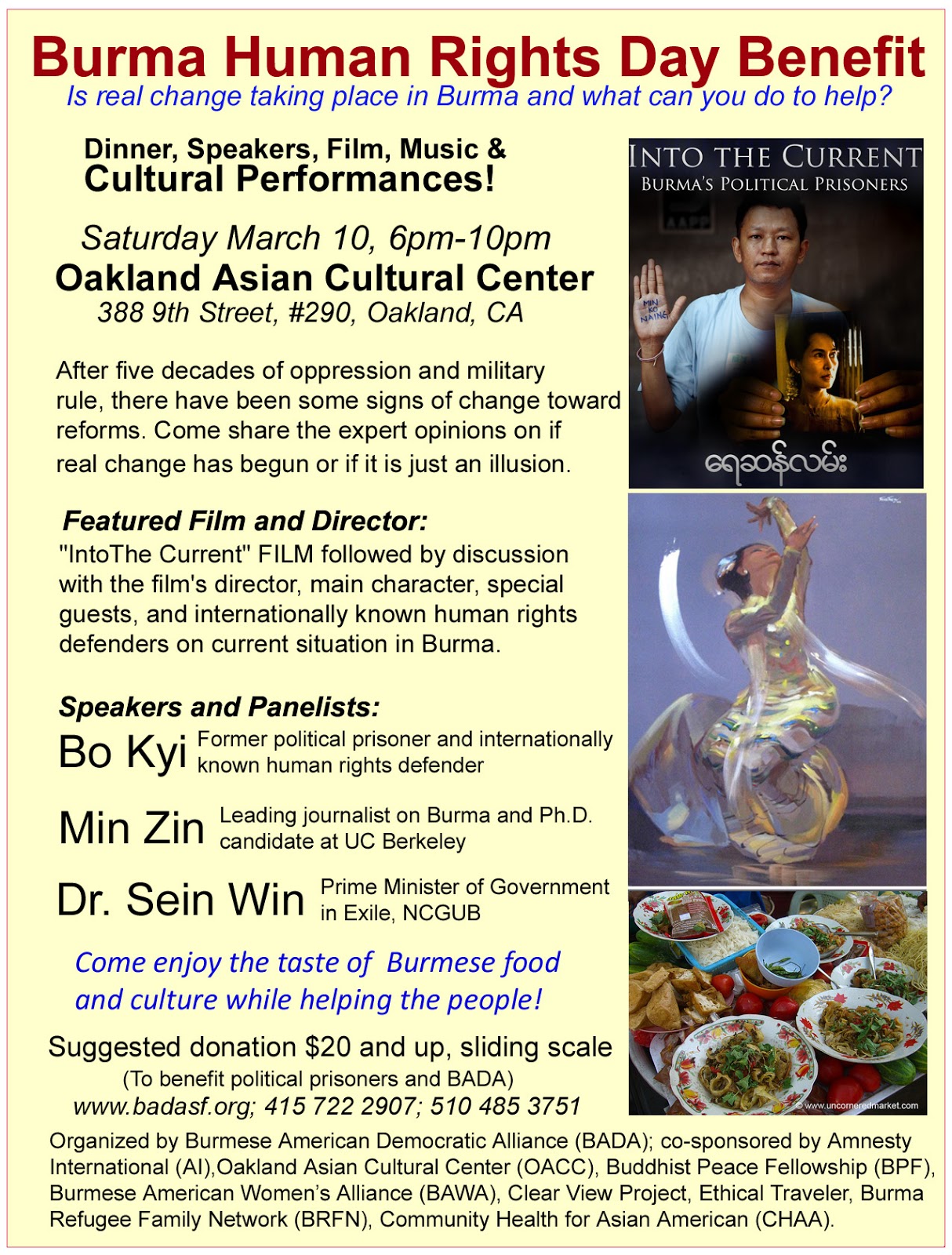 Burma And Freedom: Human Rights Day Event