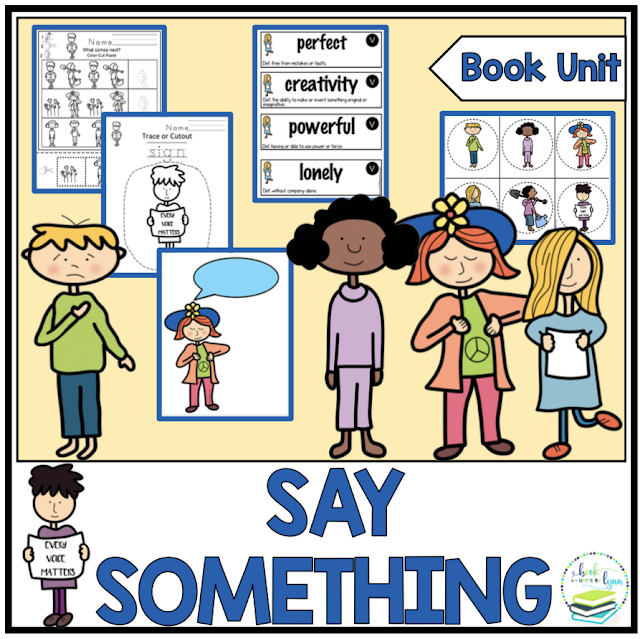 SAY SOMETHING BOOK UNIT 62 PAGES ~ Book Units by Lynn