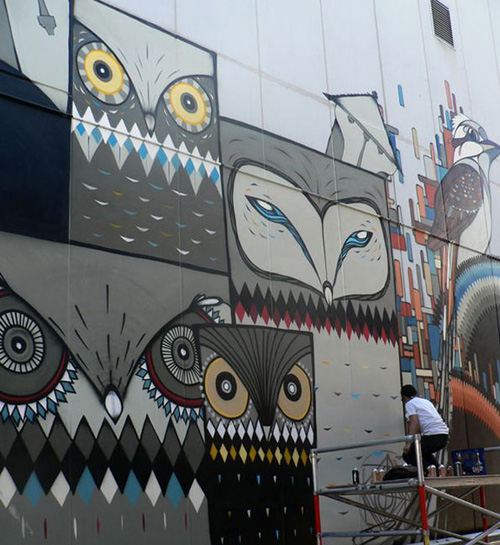 My Owl Barn: Mural: City Of Perth