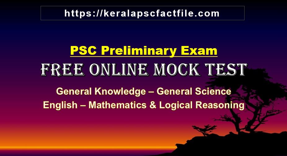 PSC FACTS FILE: PSC Preliminary Exam Online Model Exam-5 (General ...