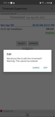 Econz Wireless: Timecard Supervisor: Timesheet Approval Guide