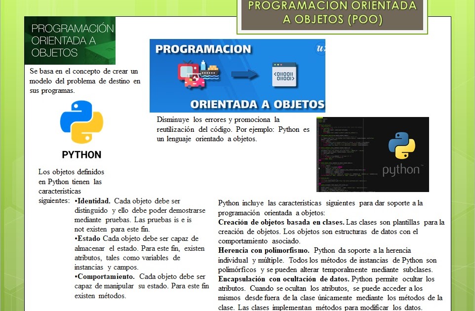PROGRAMACION ORIENTADA A OBJETOS (POO)