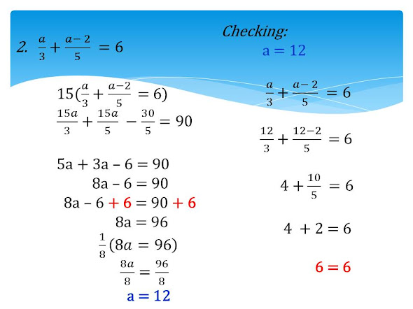 Mathematics Tutorial in Filipino: Lesson 2 - Linear Equations in One ...