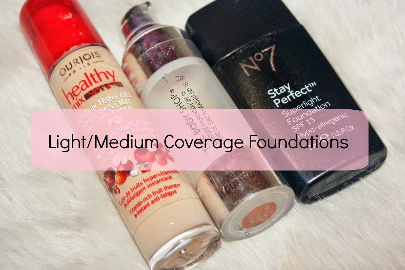 Light/Medium Coverage Foundations - Alannah Harrigan