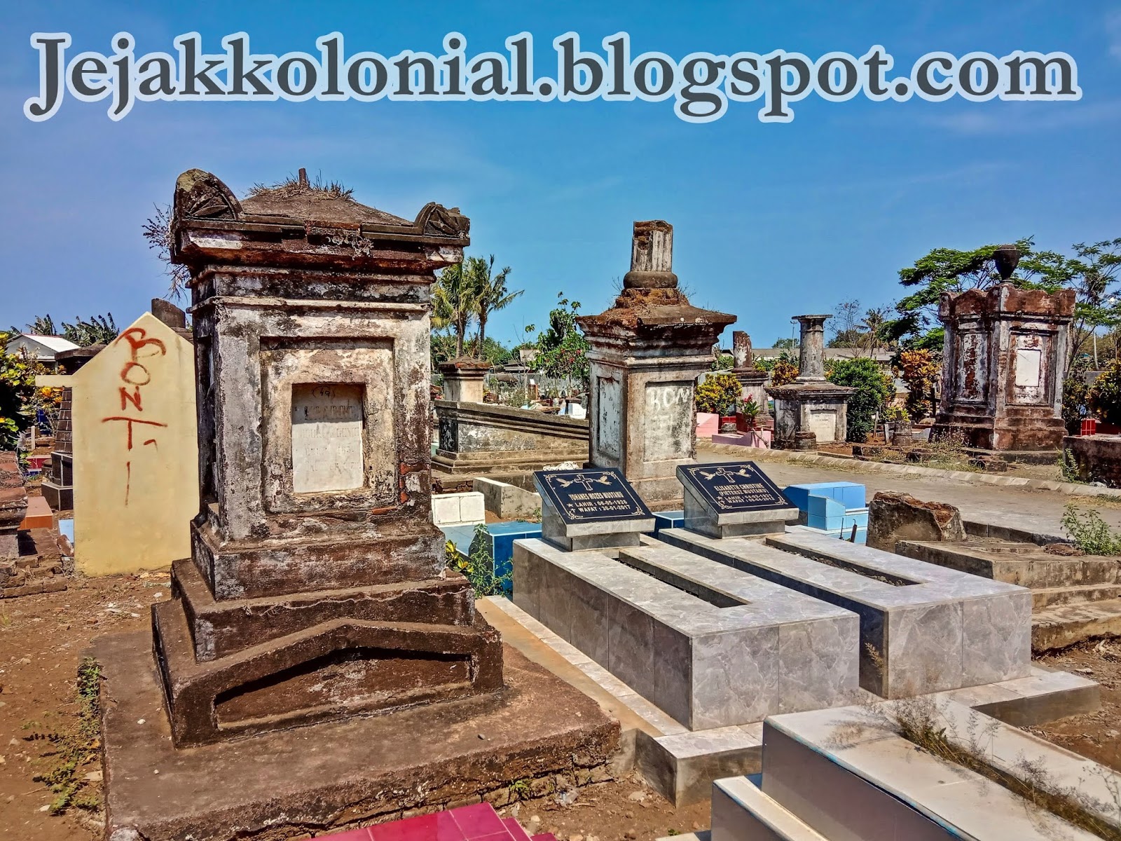 Jejak Kolonial: Kerkhof Cilacap ; Monumen Kematian di Tepi Pantai