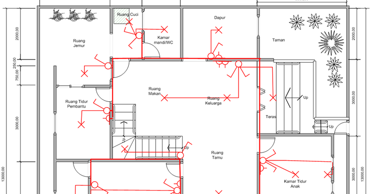 Instalasi Rumah Lantai 2 - Fiqri opinion