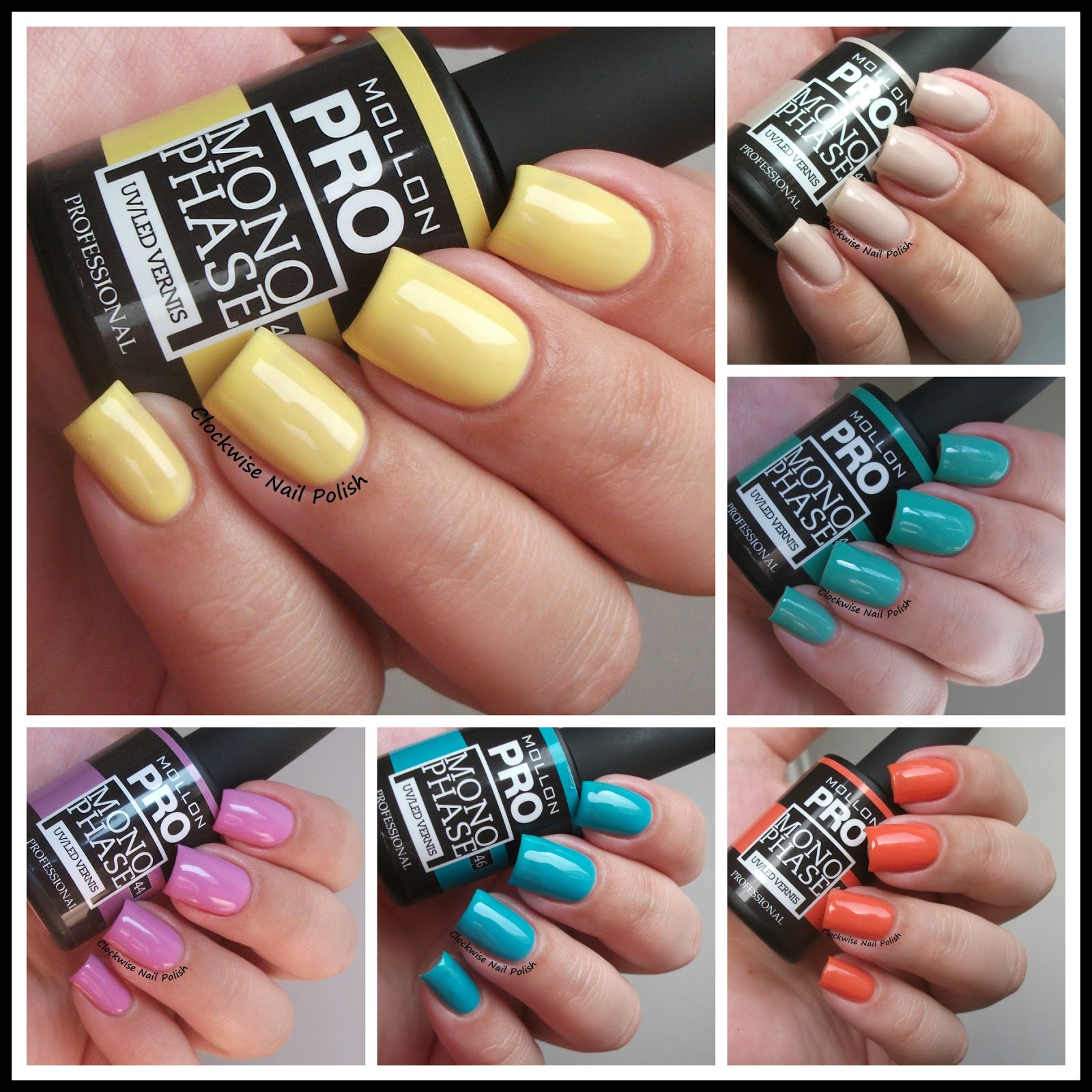 The Clockwise Nail Polish: Mollon Pro Monophase 44 Elina Gel Polish Review