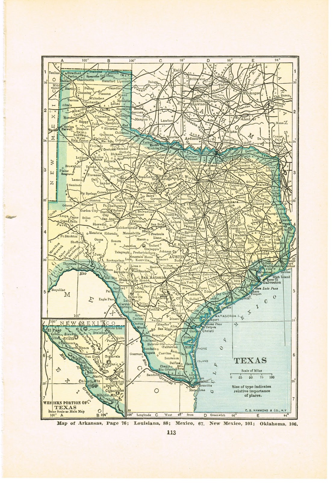 Antique Graphics Wednesday - 1900's Maps of the World & ALL 50 States ...