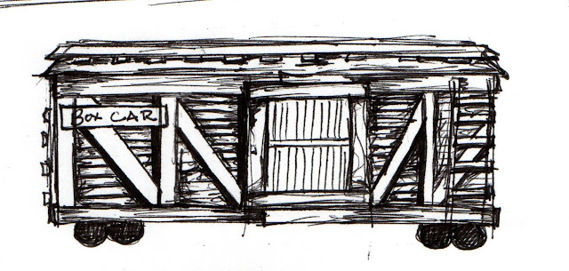 sweet pink ink pen: boxcar