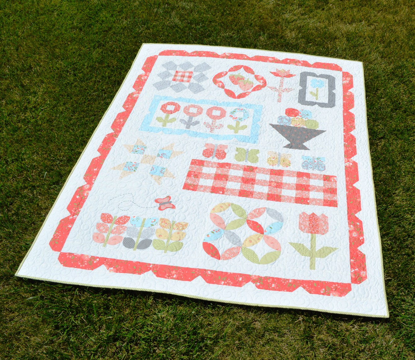 Happy Quilting: Goodness Grows - Sew Sampler BOM Finish!!!!