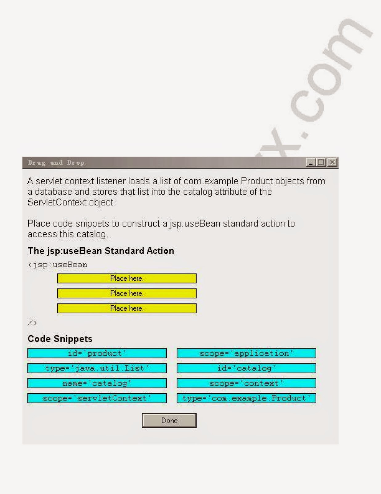 Scjp Ocjp Question Bank Scwcd Questions And Answers Part 3