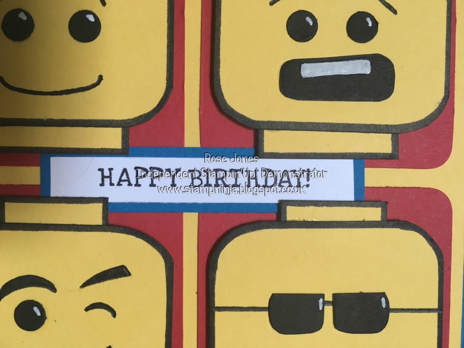Stamp Ninja: Love Punch Art Day 2 Lego Birthday