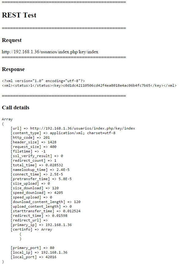 Web Service REST - Codeigniter