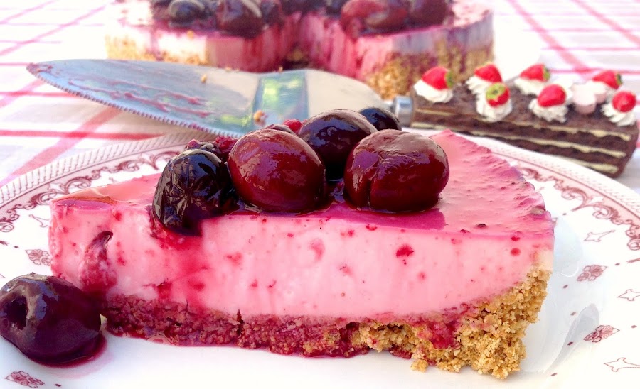Mini Cheesecake (sin horno) con frutos del bosque | Cocina