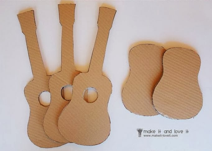 DIY Cardboard Guitar - The Idea King