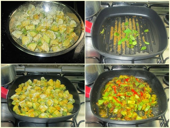 Shobha's Food Mazaa: ZUCCHINI SABZI / STIR FRY