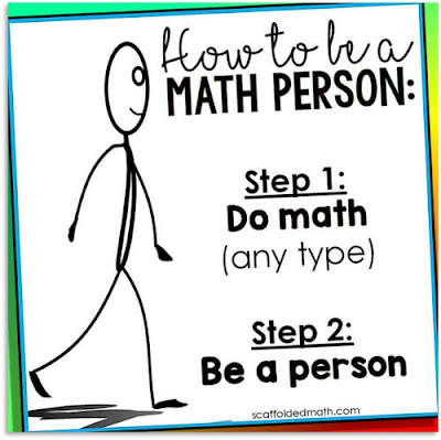 Scaffolded Math and Science: How to be a Math Person poster
