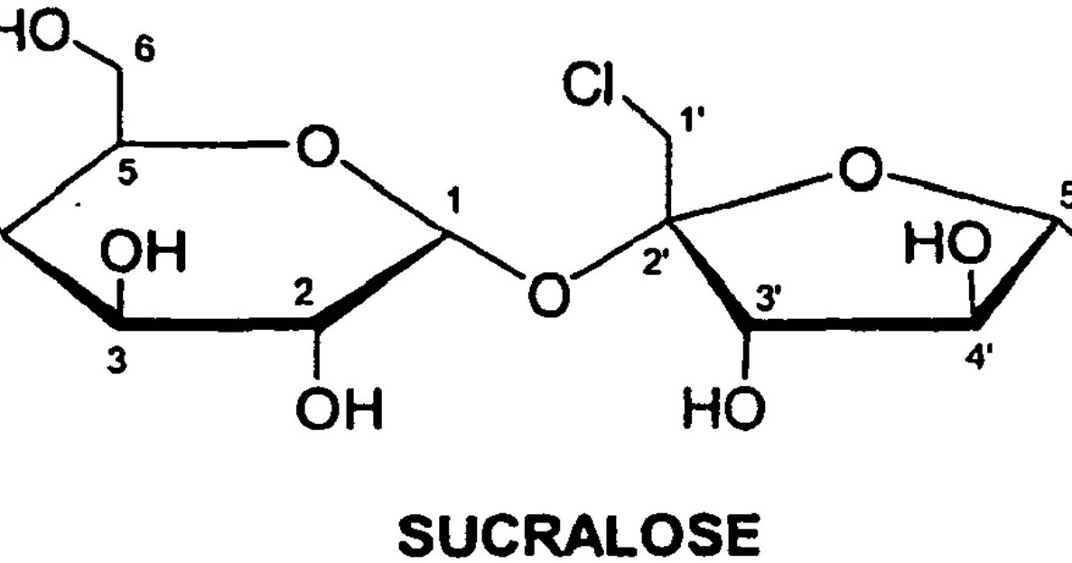 Chemical Structure Of Sucralose