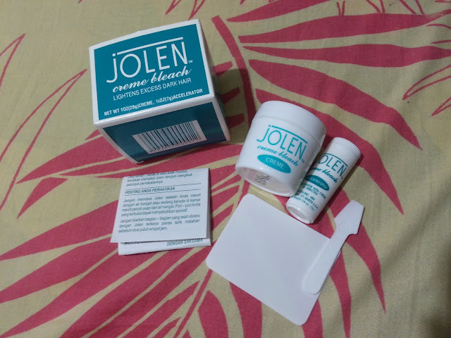 Bleaching Eyebrows Using Jolen - Anggie Lian