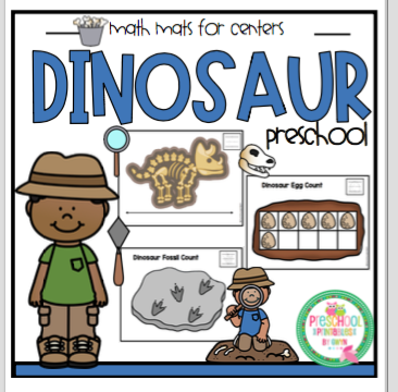 Dinosaur Bundle includes 5 Printable's ~ Preschool Printables