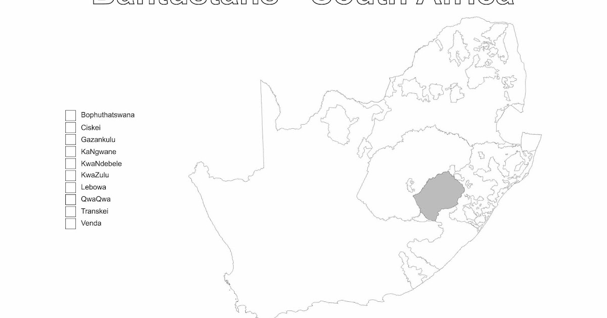 The Nations of the World: Bantustans - South Africa