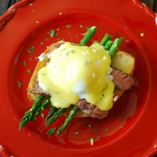 Easter Brunch Steak and Eggs Benedict