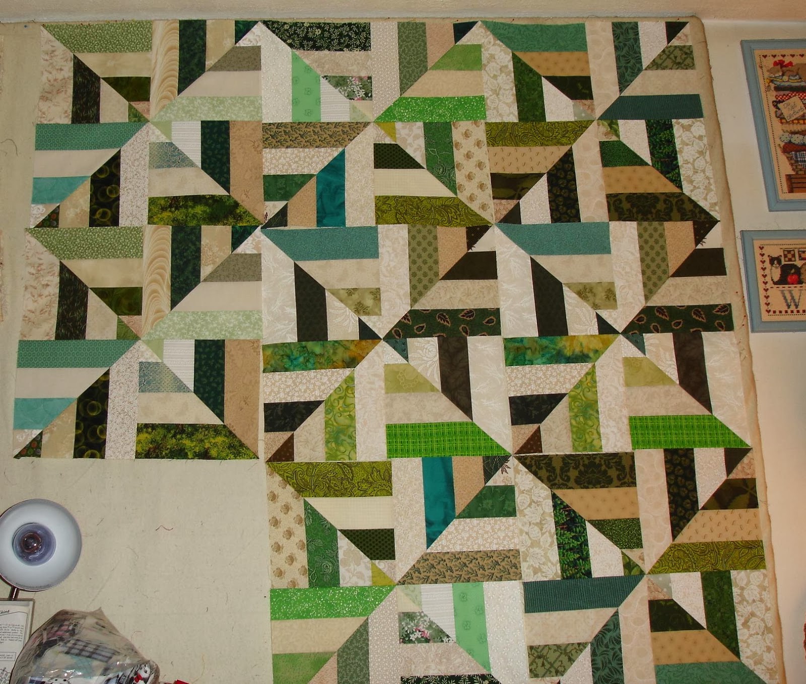 Subee Sews Quilts: Four Strip Twist quilts done for Christmas gifts.
