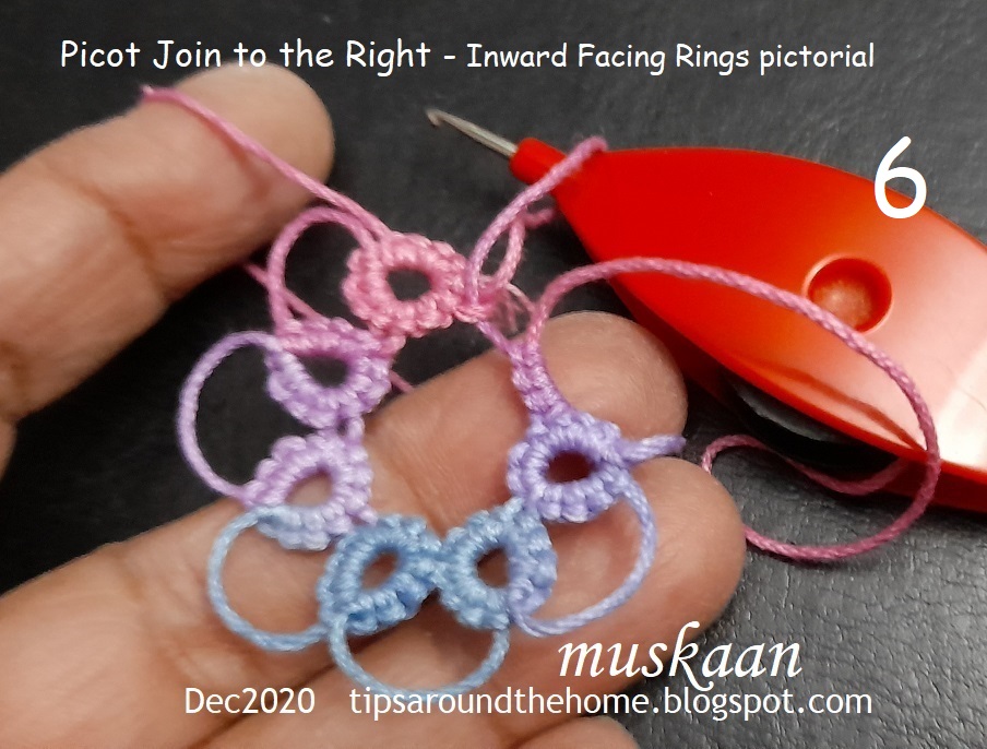 muskaan's T*I*P*S: picot join to right part 4