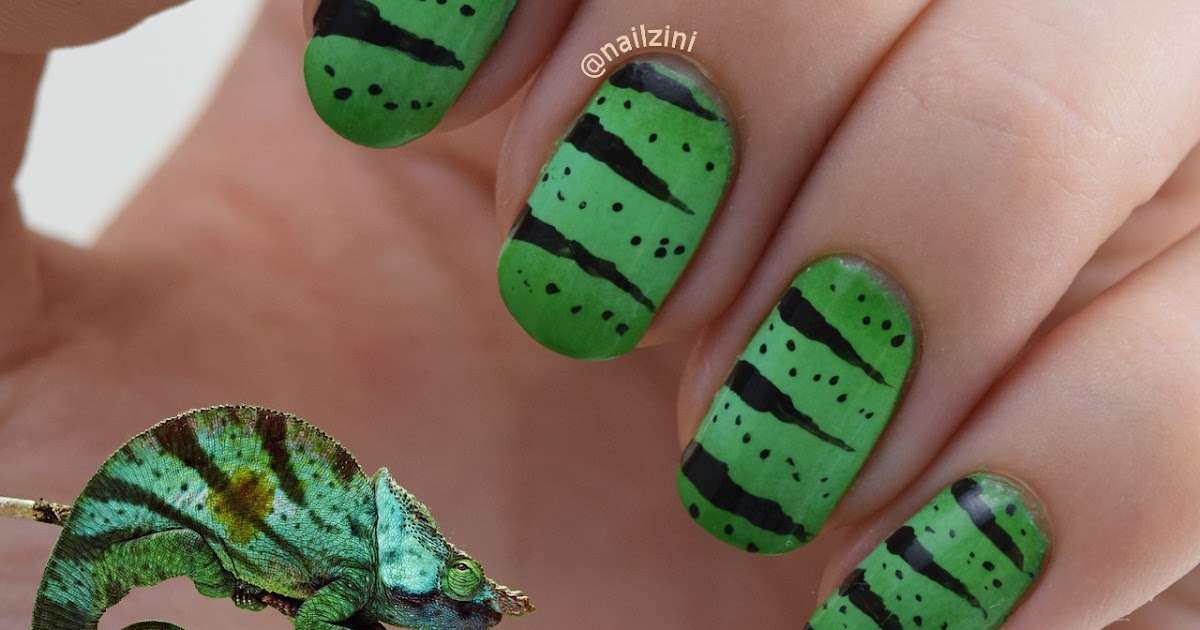 Chameleon inspired Nail Art - Born Pretty Store Review - | Nailzini: A ...