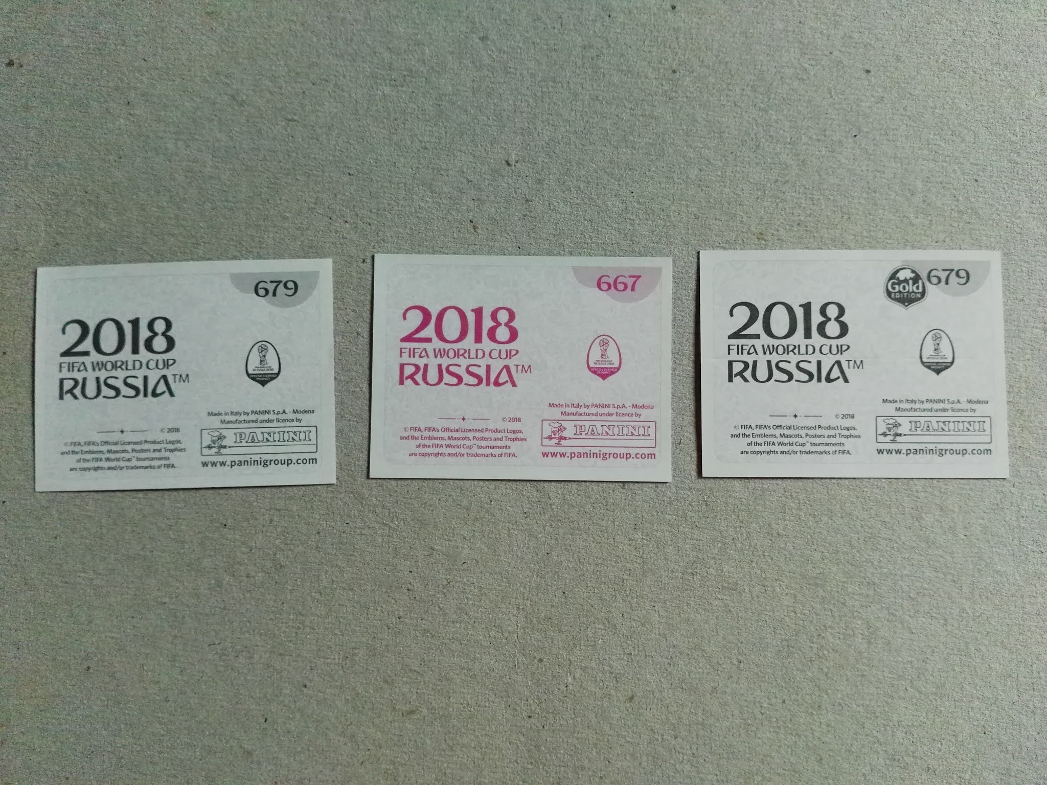 La Roja en cromos: 2018 DIFERENCIAS ENTRE VERSIONES