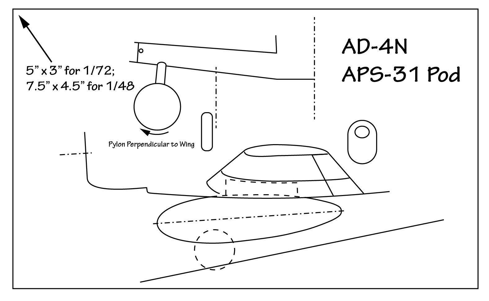 Tailhook Topics Drafts: AD-4N APS-31 Radar Pod