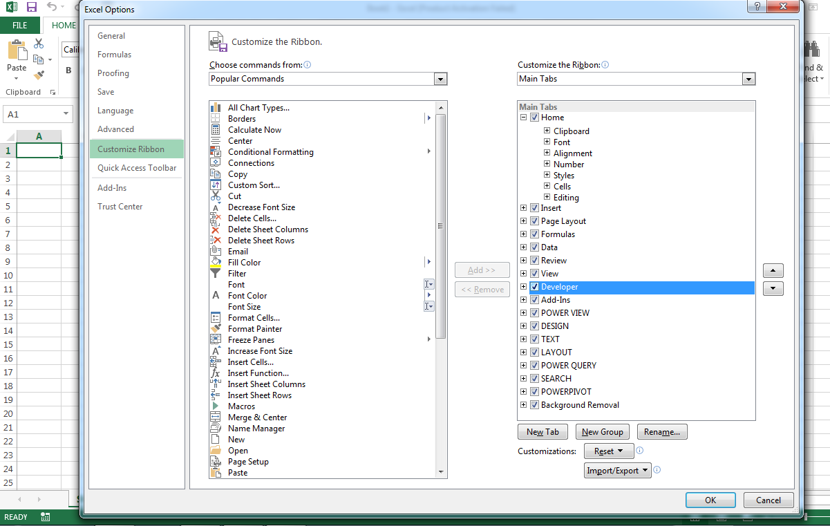Excel Macro Class: Developer Tab and VBA Editor